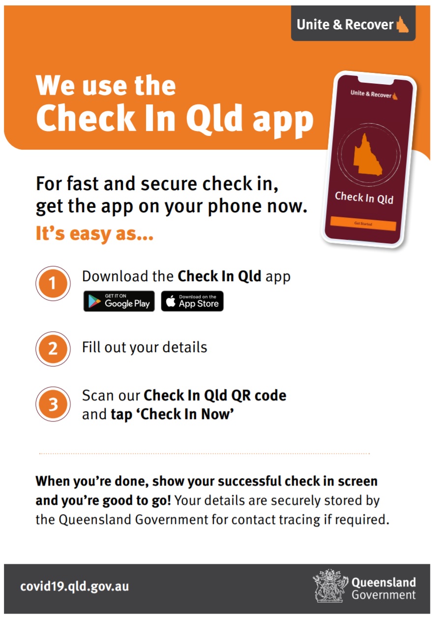 We use the Check in Qld App – North Queensland X-Ray Services